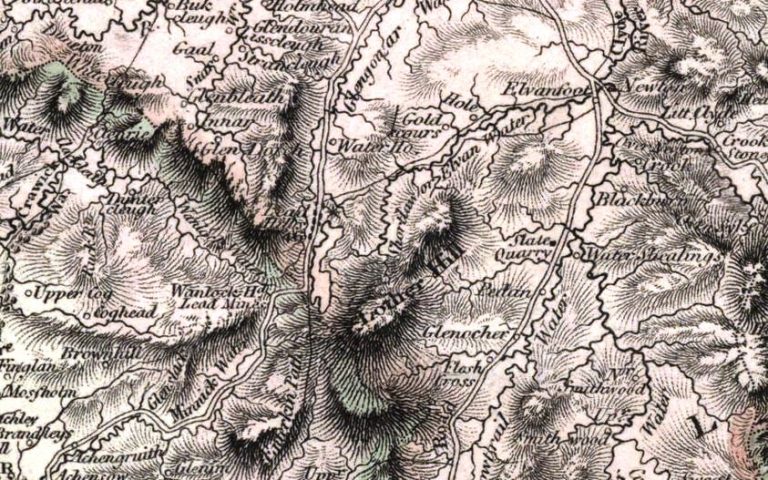 Arrowsmith map of Leadhills – Clydesdale's Heritage