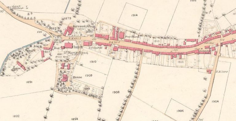 19th century Carnwath map – Clydesdale's Heritage