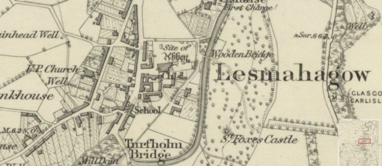 First Ordnance Survey map of Lesmahagow – Clydesdale's Heritage