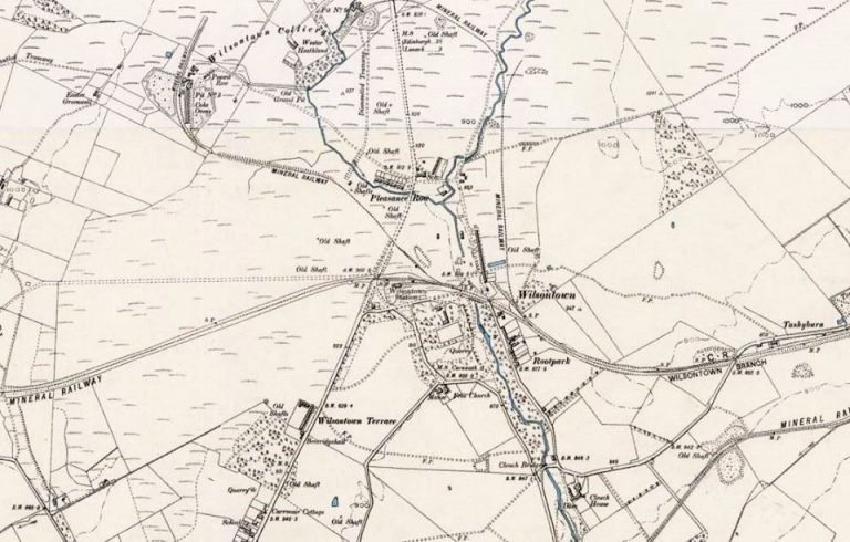 Ordnance Survey map of Wilsontown – Clydesdale's Heritage