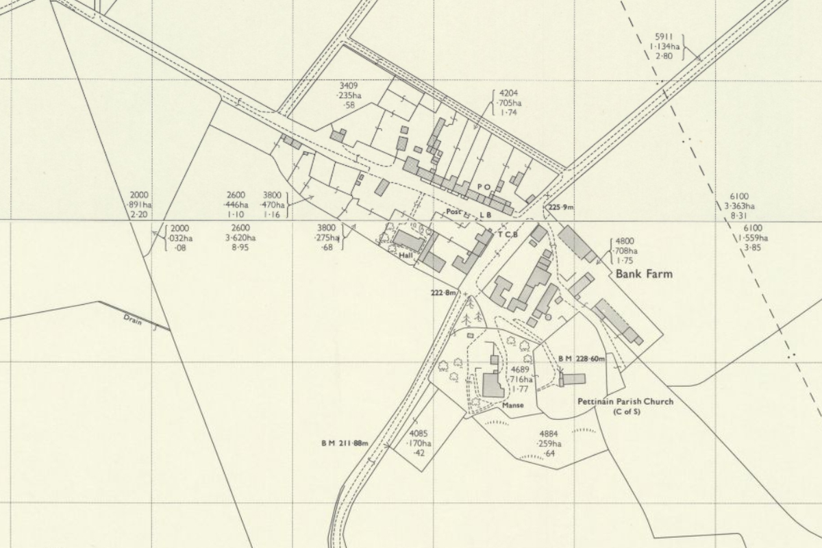 OS Maps of Pettinain Village – Clydesdale's Heritage